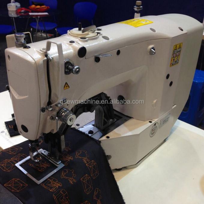 QS-1900ATW electronic Bar Tacking Industrial Sewing Machine with Button ...