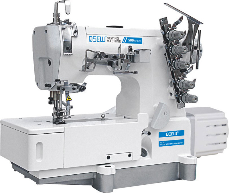 QS-500D-01 energy saving flat bed direct drive high speed interlock ...